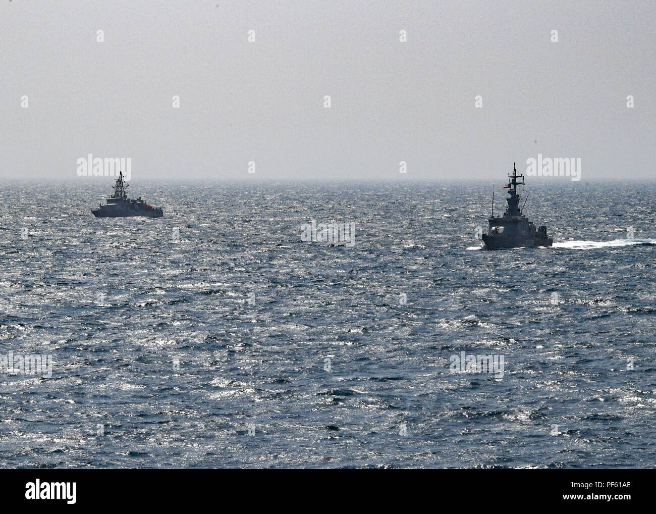 180813-N-RM440-2085 ARABIAN GULF (Aug. 13, 2018) Kuwaiti navy patrol ...