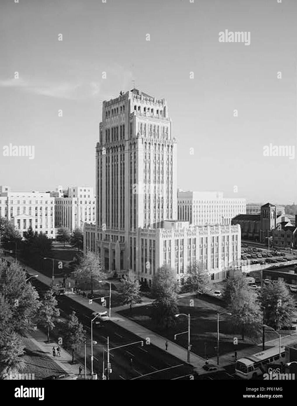 Atlanta City Hall from HABS Stock Photo - Alamy