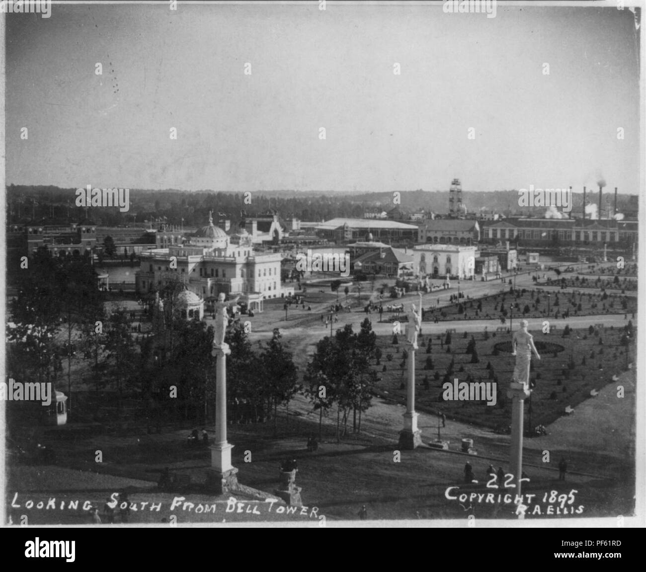 Atlanta, Ga. - Cotton States Exposition)- Looking south from Bell Tower ...