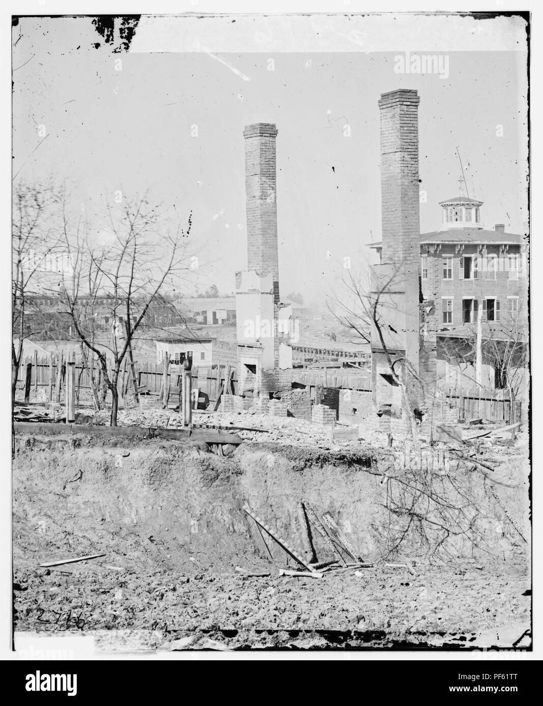 Atlanta, Georgia. Burned building Stock Photo - Alamy