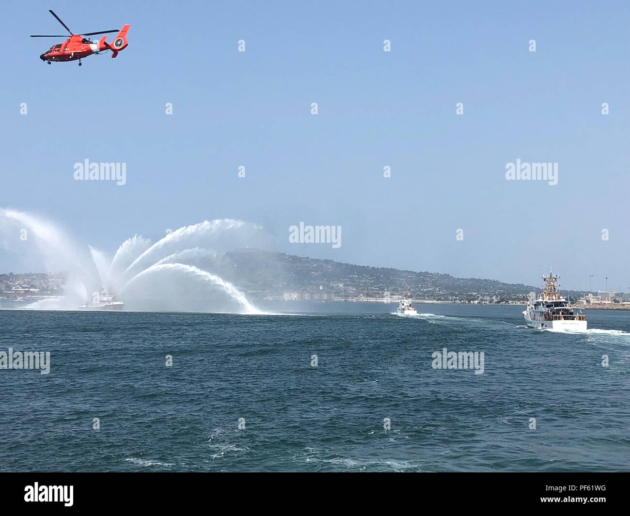 The Coast Guard Cutter Forrest Rednour heads towards its homeport in ...