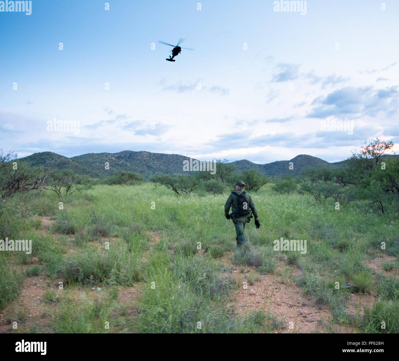 Blackhawk helicopter border patrol hi-res stock photography and images ...