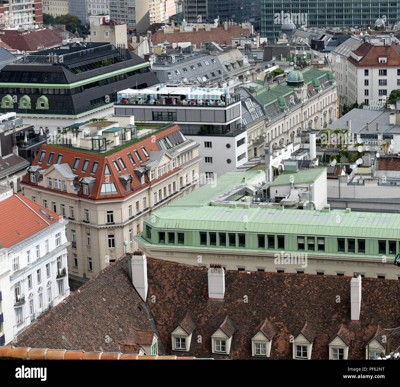 Rooftop view vienna hi-res stock photography and images - Alamy