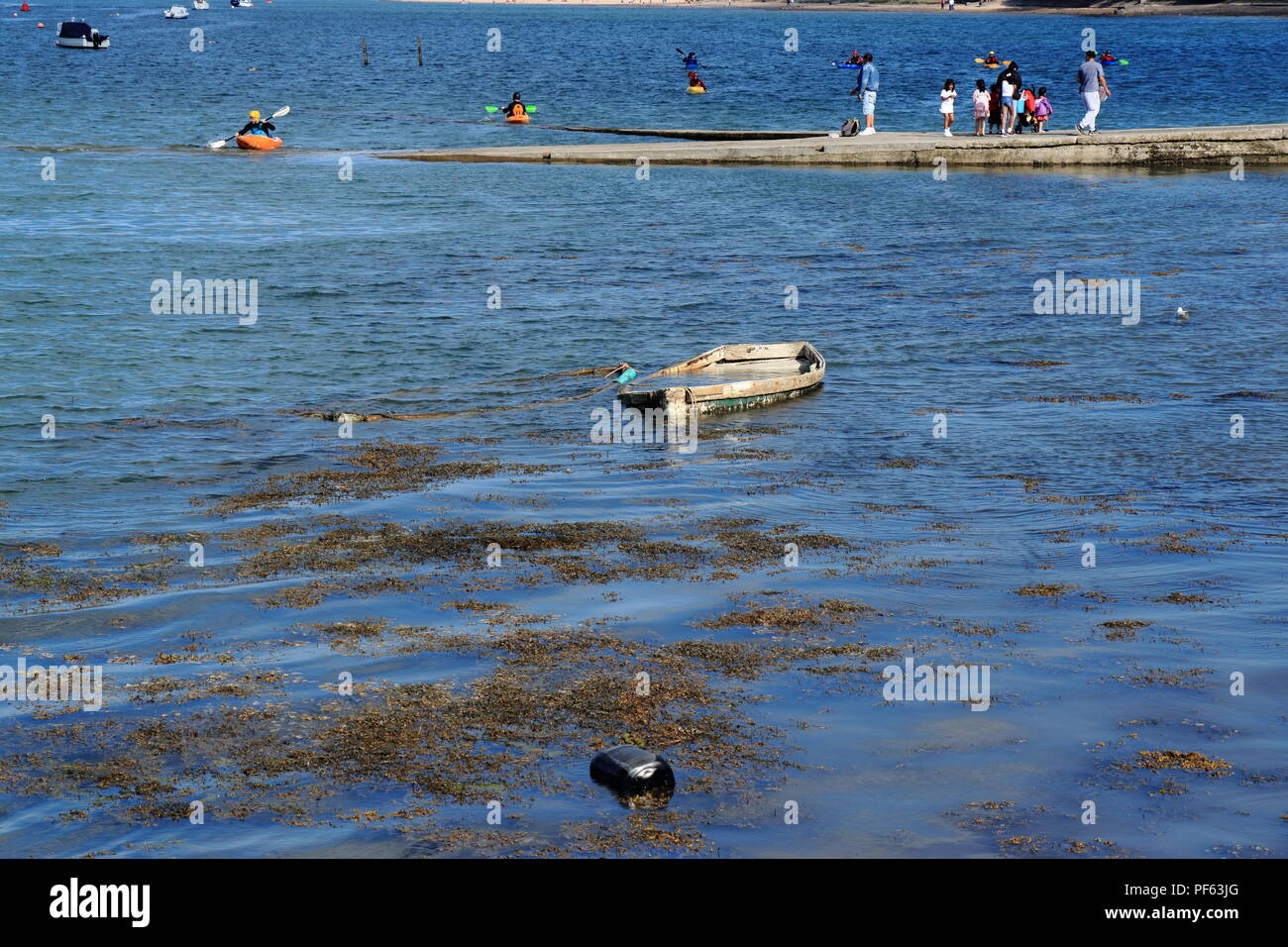 Sunken canoe hi-res stock photography and images - Alamy