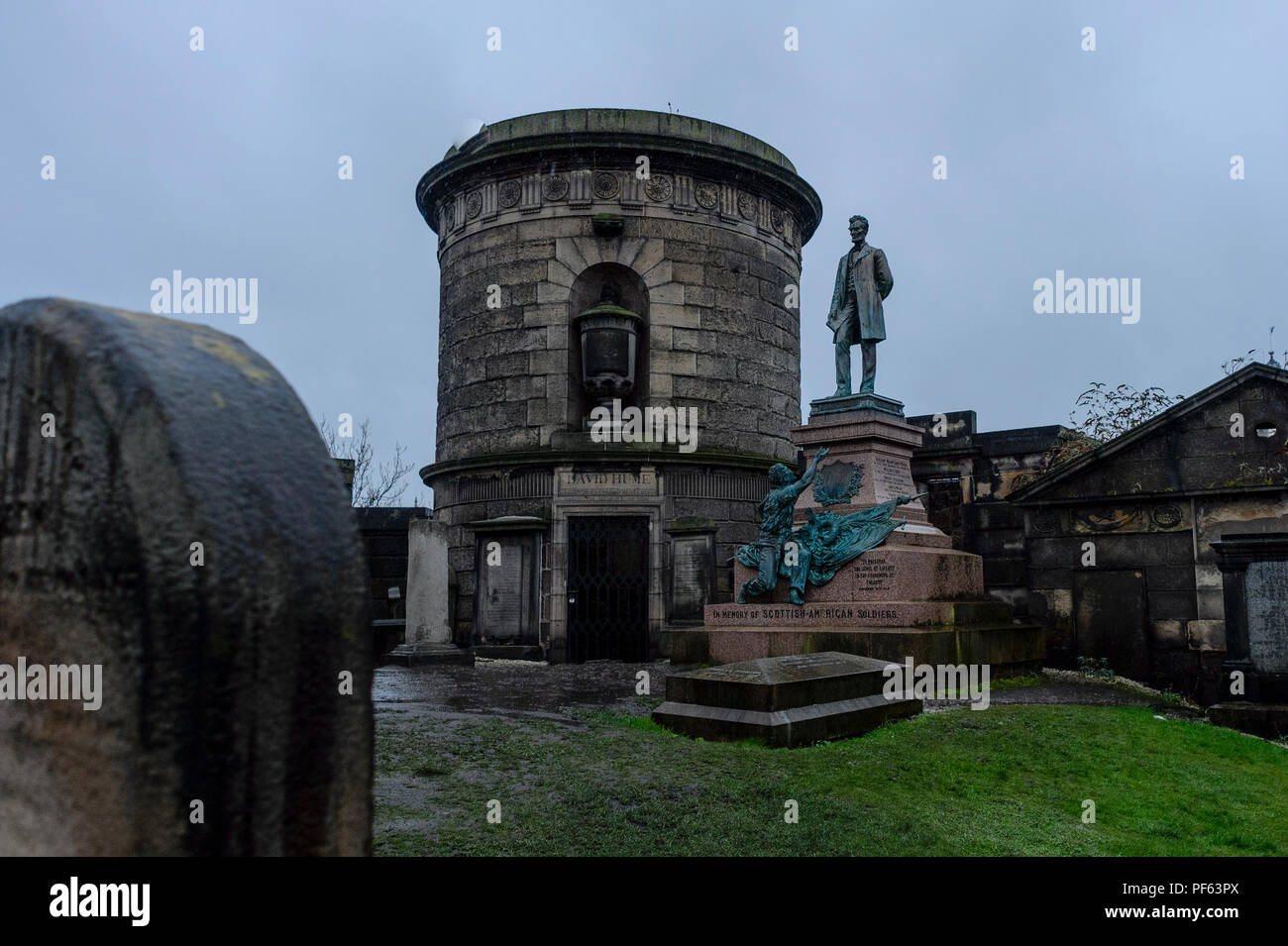 Old calton cemetery in hi-res stock photography and images - Alamy