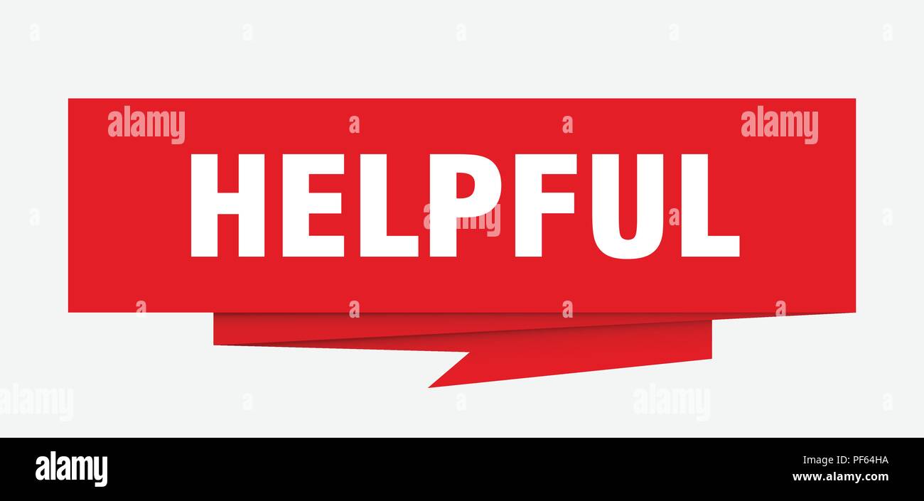 helpful sign. helpful paper origami speech bubble. helpful tag. helpful ...