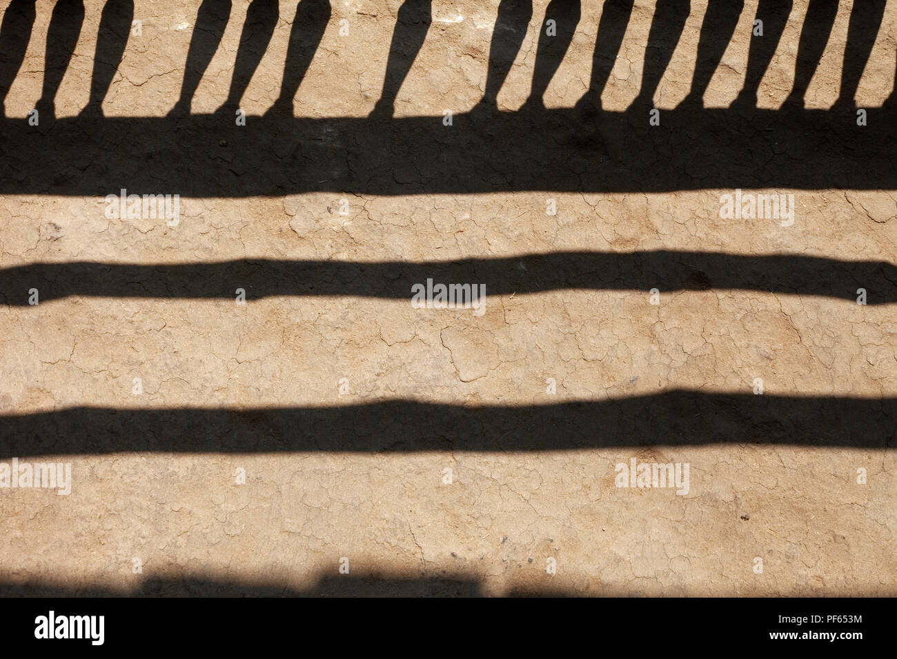 Interior and exterior of old heritage architectural structure called ...