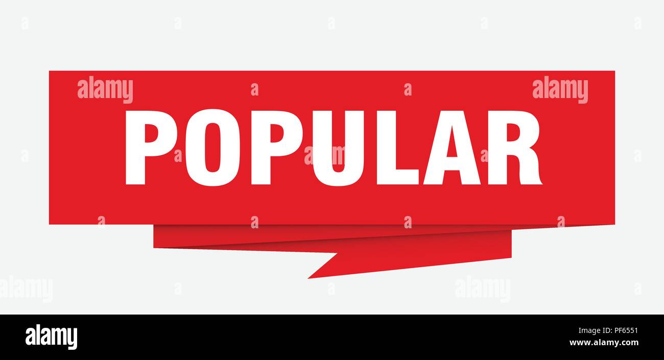 popular sign. popular paper origami speech bubble. popular tag. popular ...