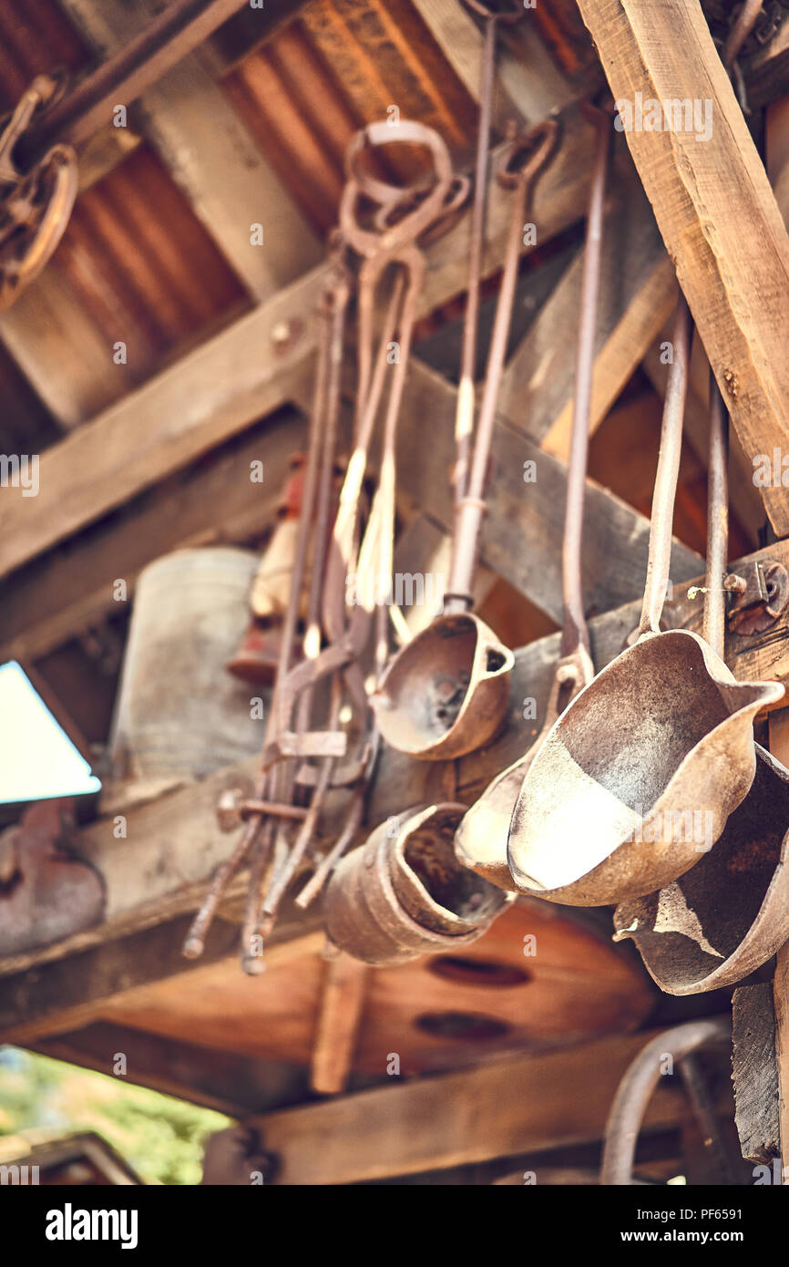 Old farm tools in hi-res stock photography and images - Alamy