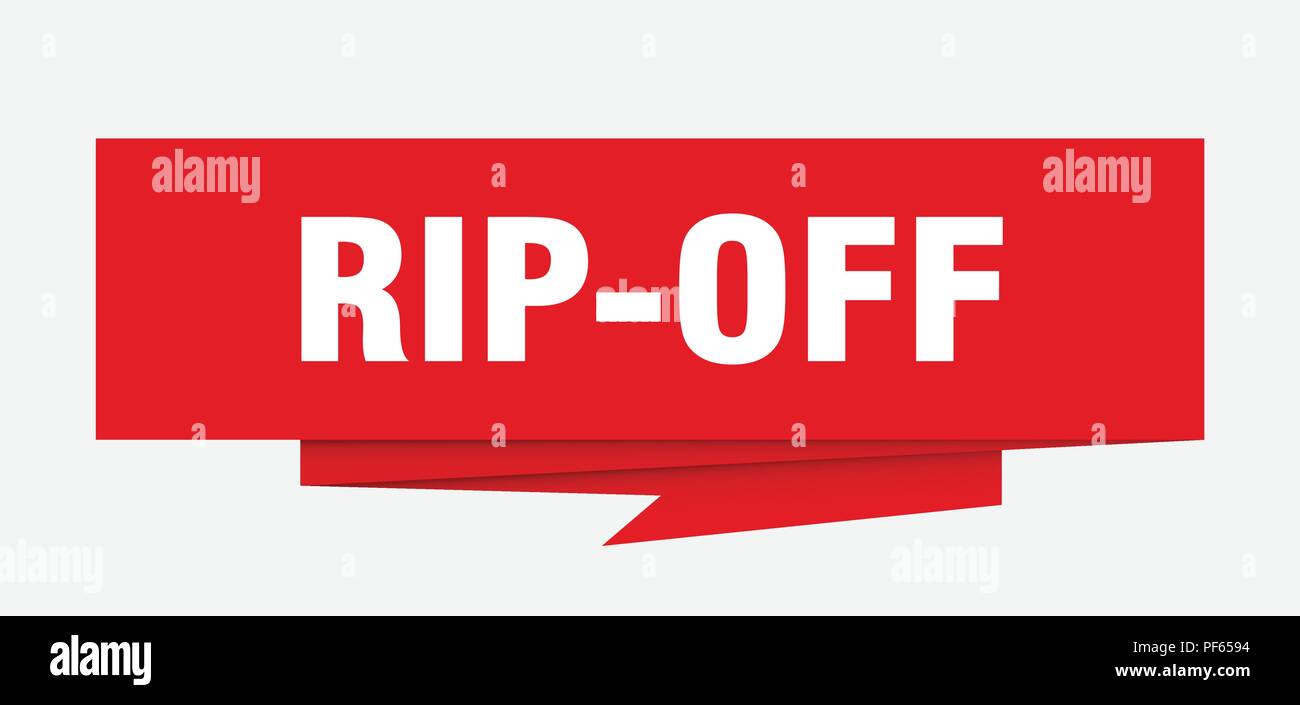 rip-off sign. rip-off paper origami speech bubble. rip-off tag. rip-off ...