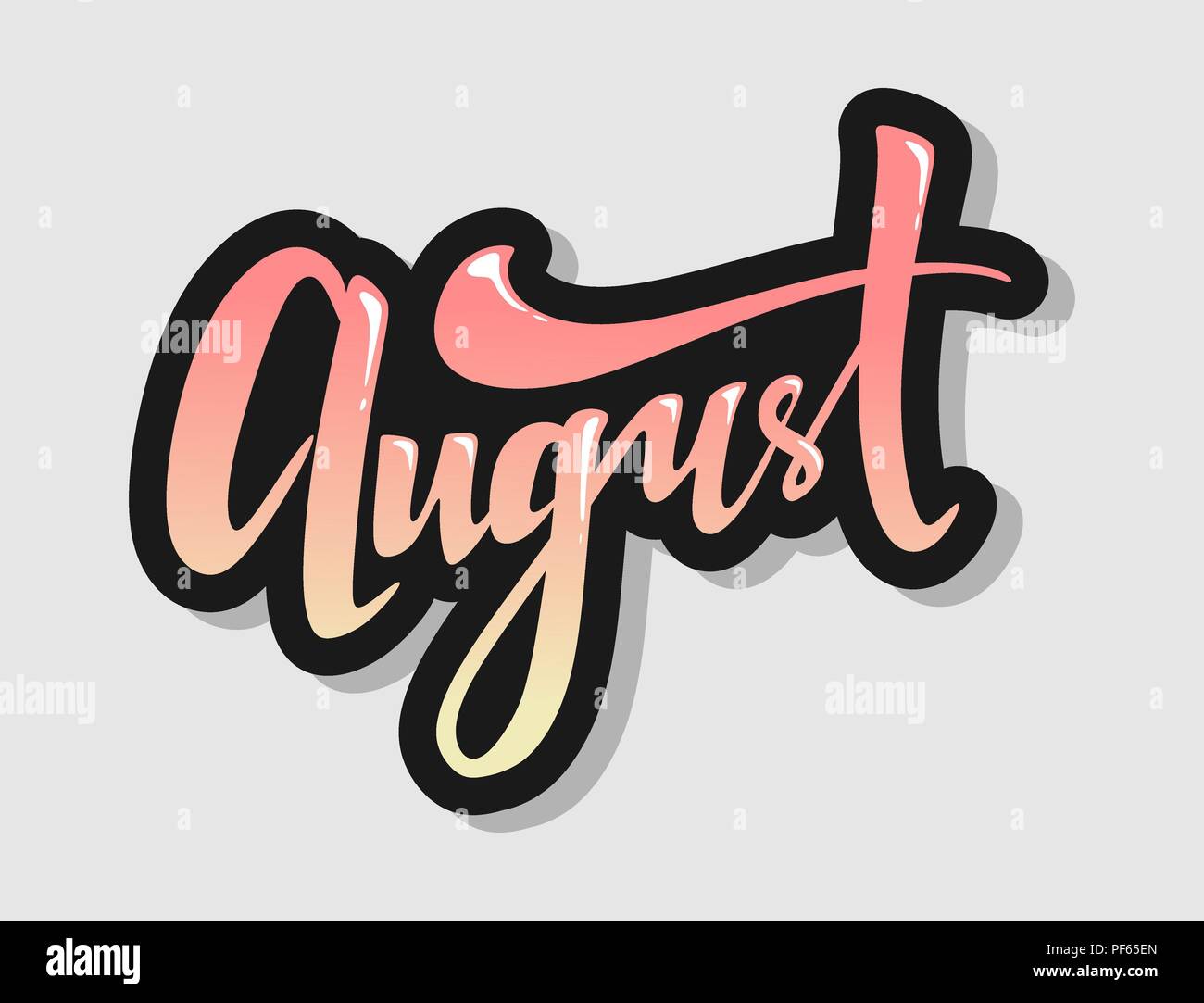 Hand Lettering Font High Resolution Stock Photography and Images - Alamy