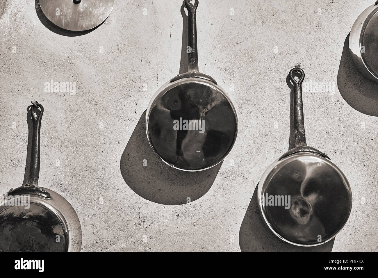 Group of old kitchen tools Stock Photo - Alamy