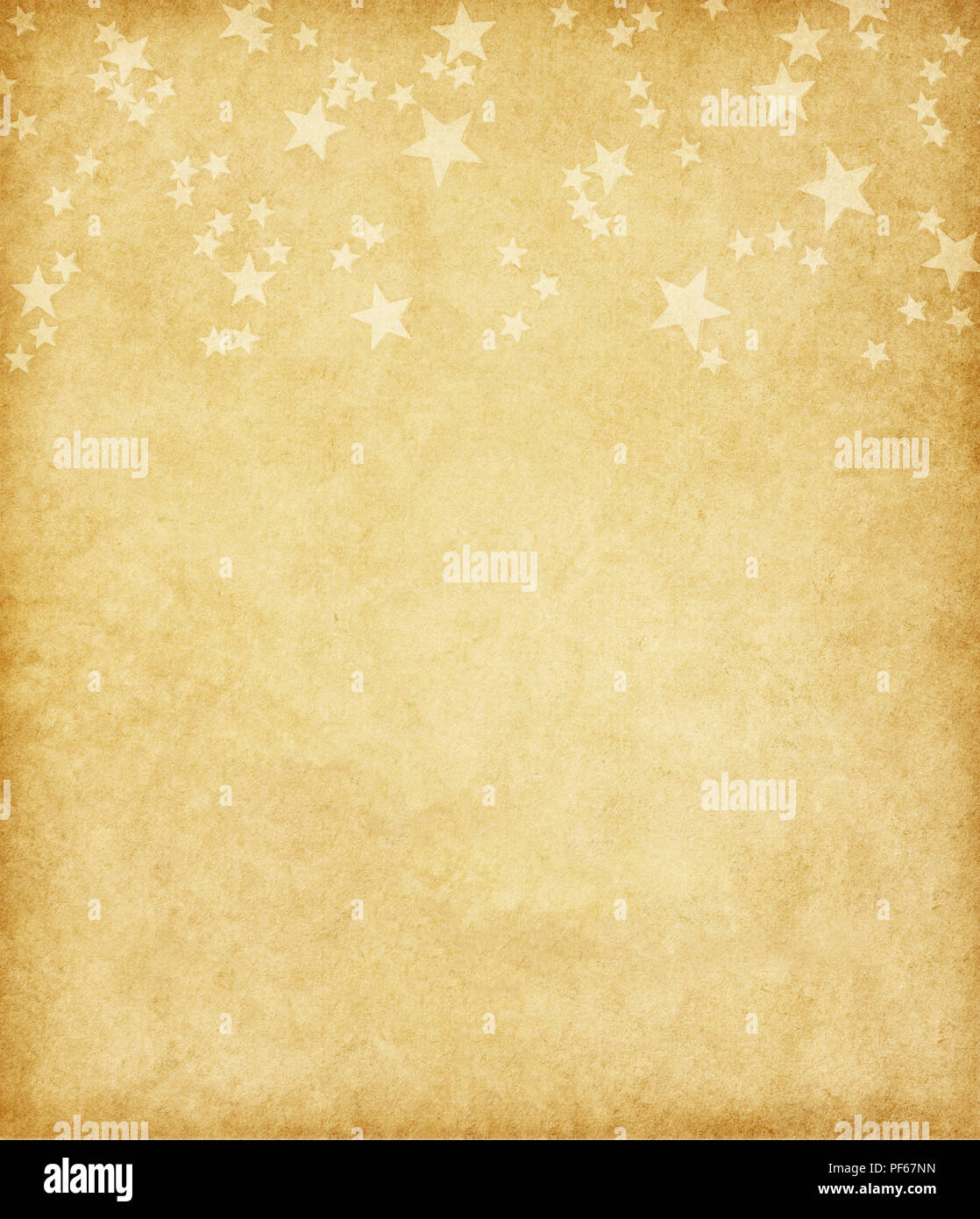 Vintage paper with stars Stock Photo - Alamy