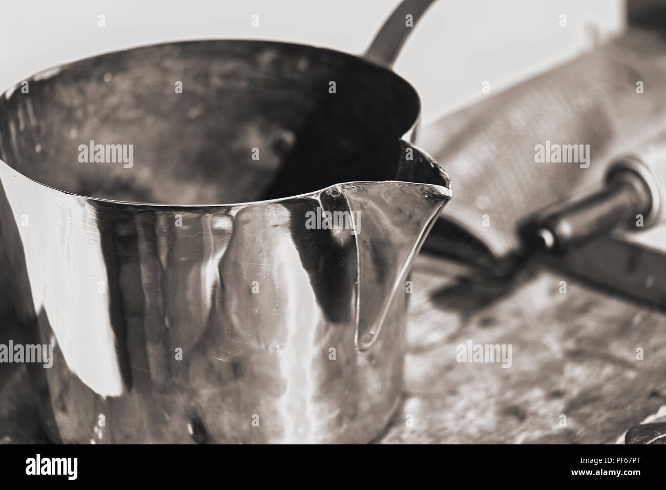 Group of old kitchen tools Stock Photo - Alamy