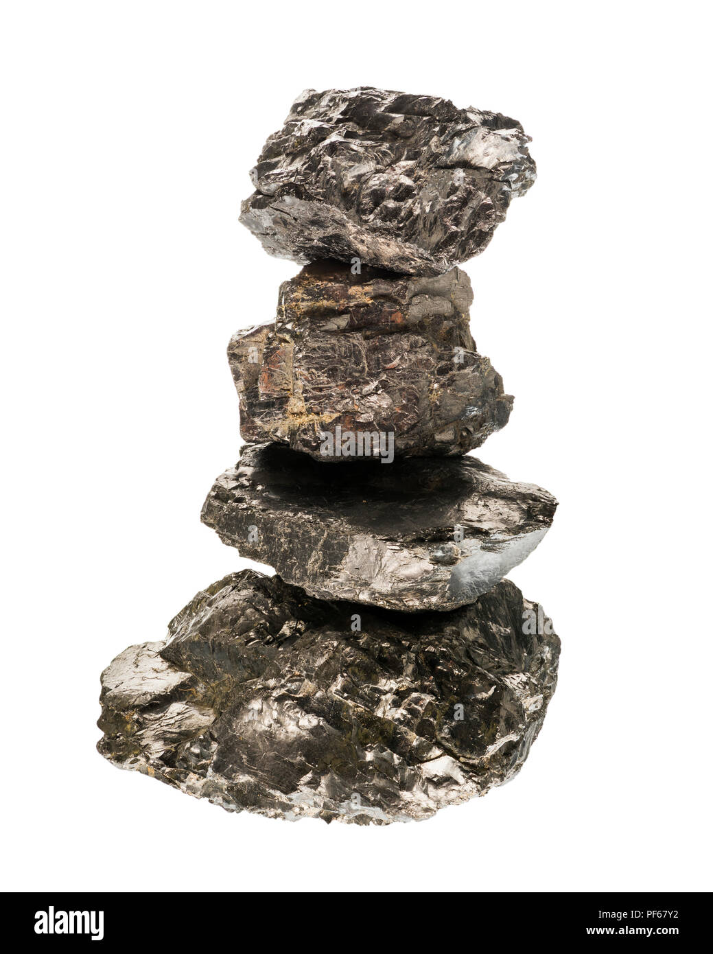 coal folded in different size Stock Photo - Alamy