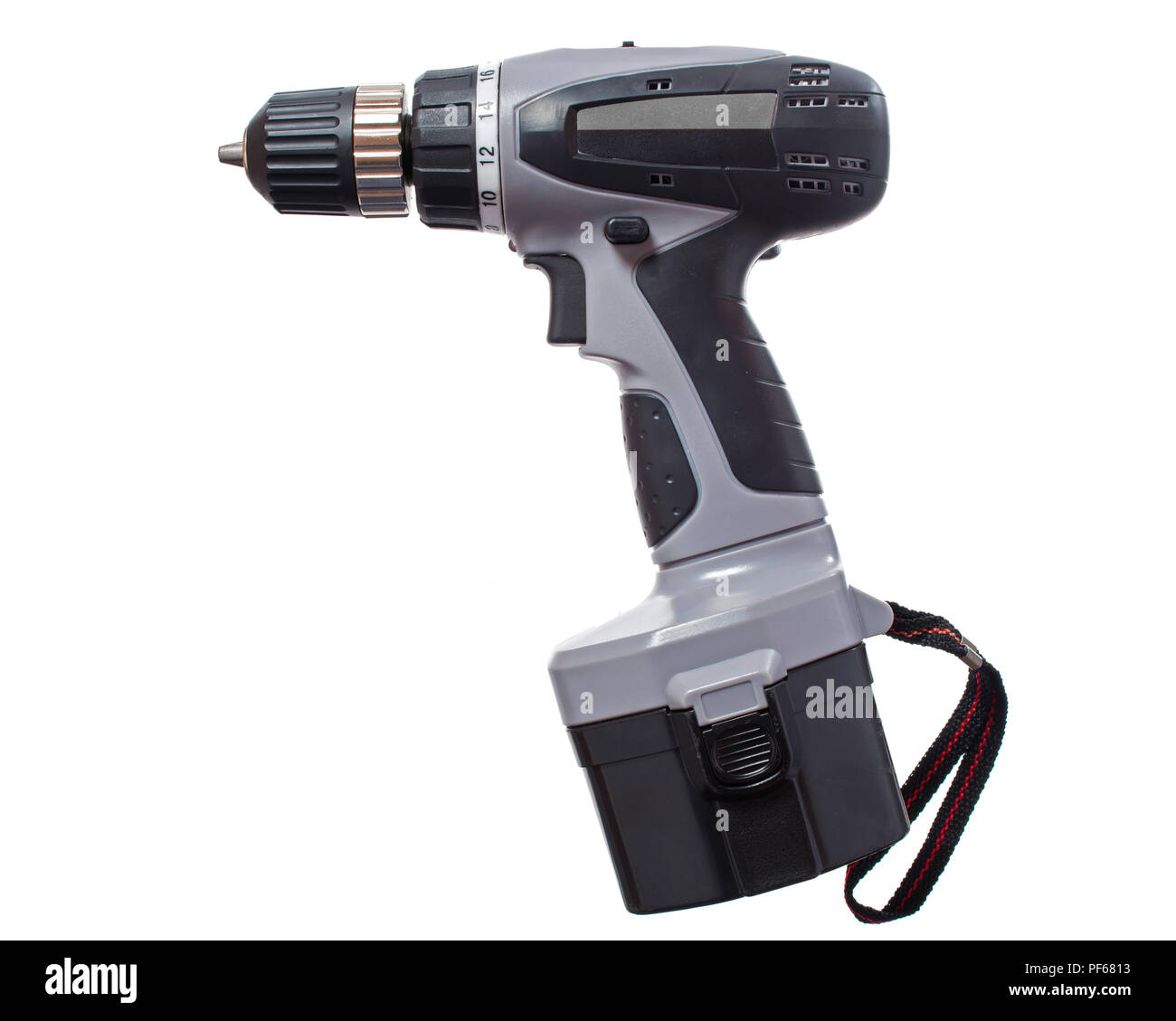 screwdriver rechargeable on a white background Stock Photo - Alamy