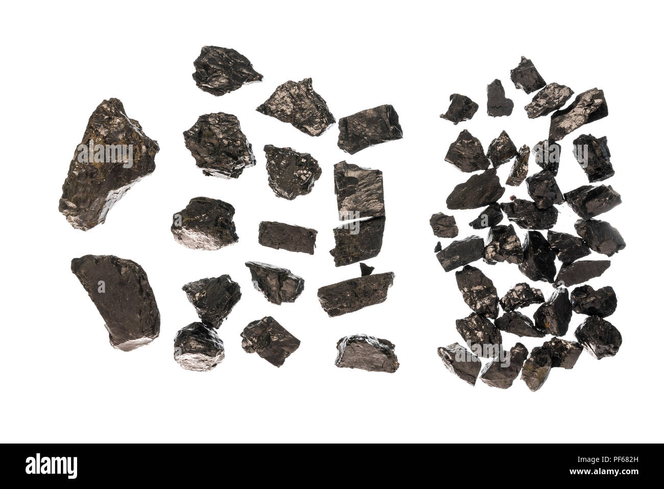 pieces of coal-sized coal Stock Photo - Alamy