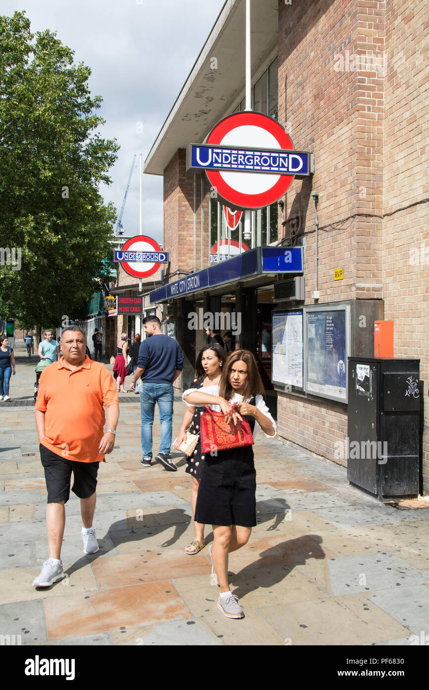 White City Underground station, White City, Shepherd's Bush, London W12 ...