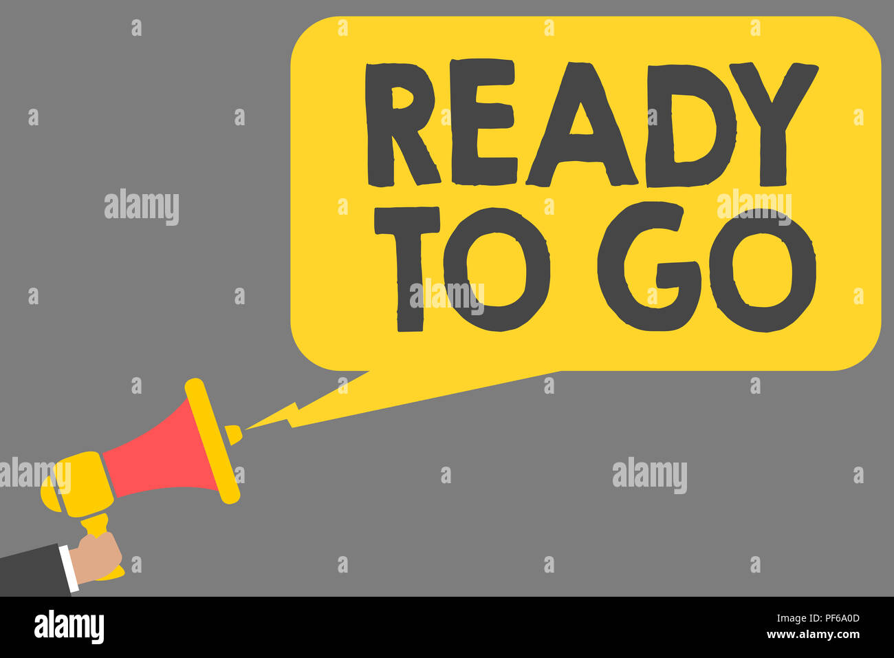 Word writing text Ready To Go. Business concept for asking someone if ...
