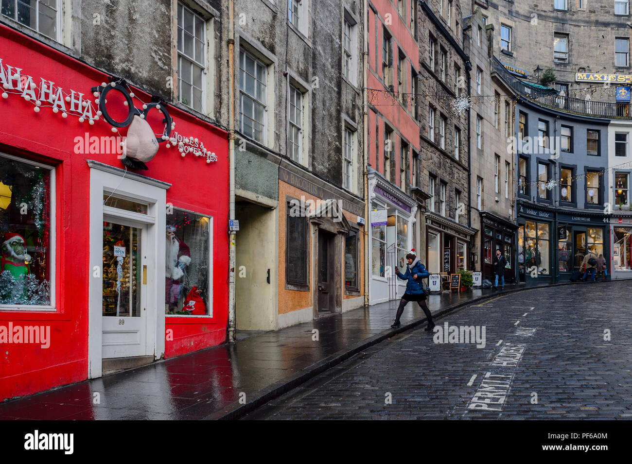 Streets of Edinburgh Stock Photo - Alamy
