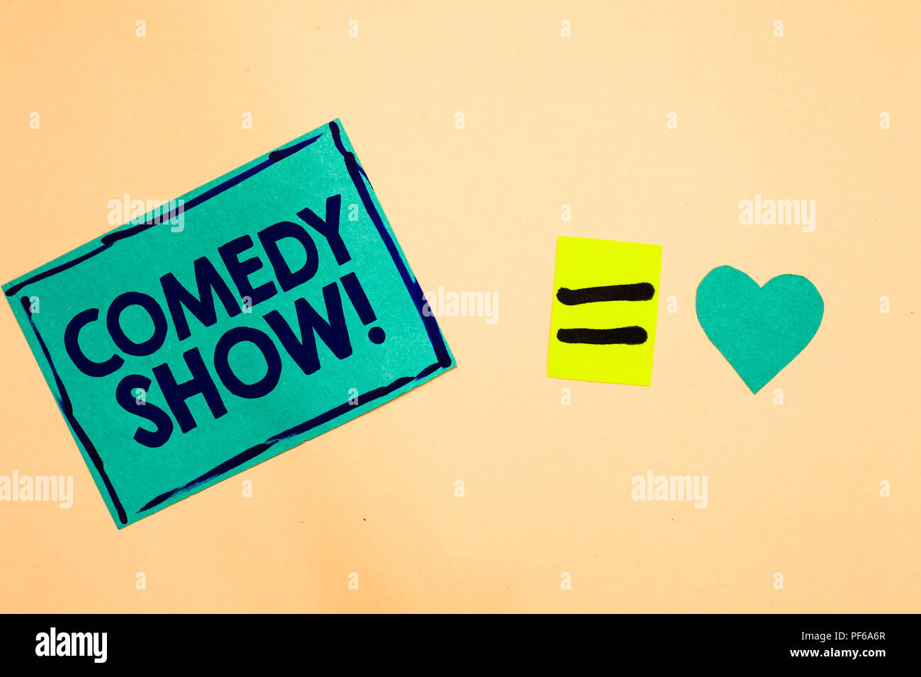 Text sign showing Comedy Show. Conceptual photo Funny program Humorous ...