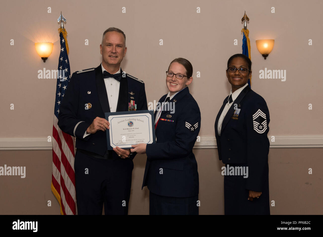 Airmen from class 18-6 are recognized for their completion of Airman ...
