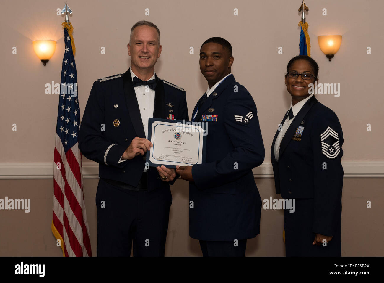 Airmen from class 18-6 are recognized for their completion of Airman ...