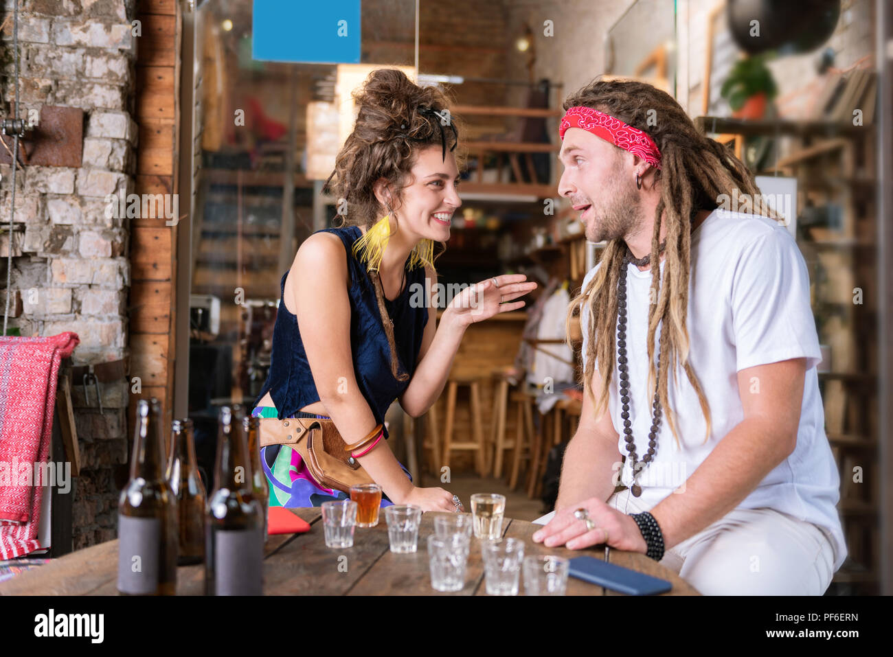Hippies bar hi-res stock photography and images - Alamy