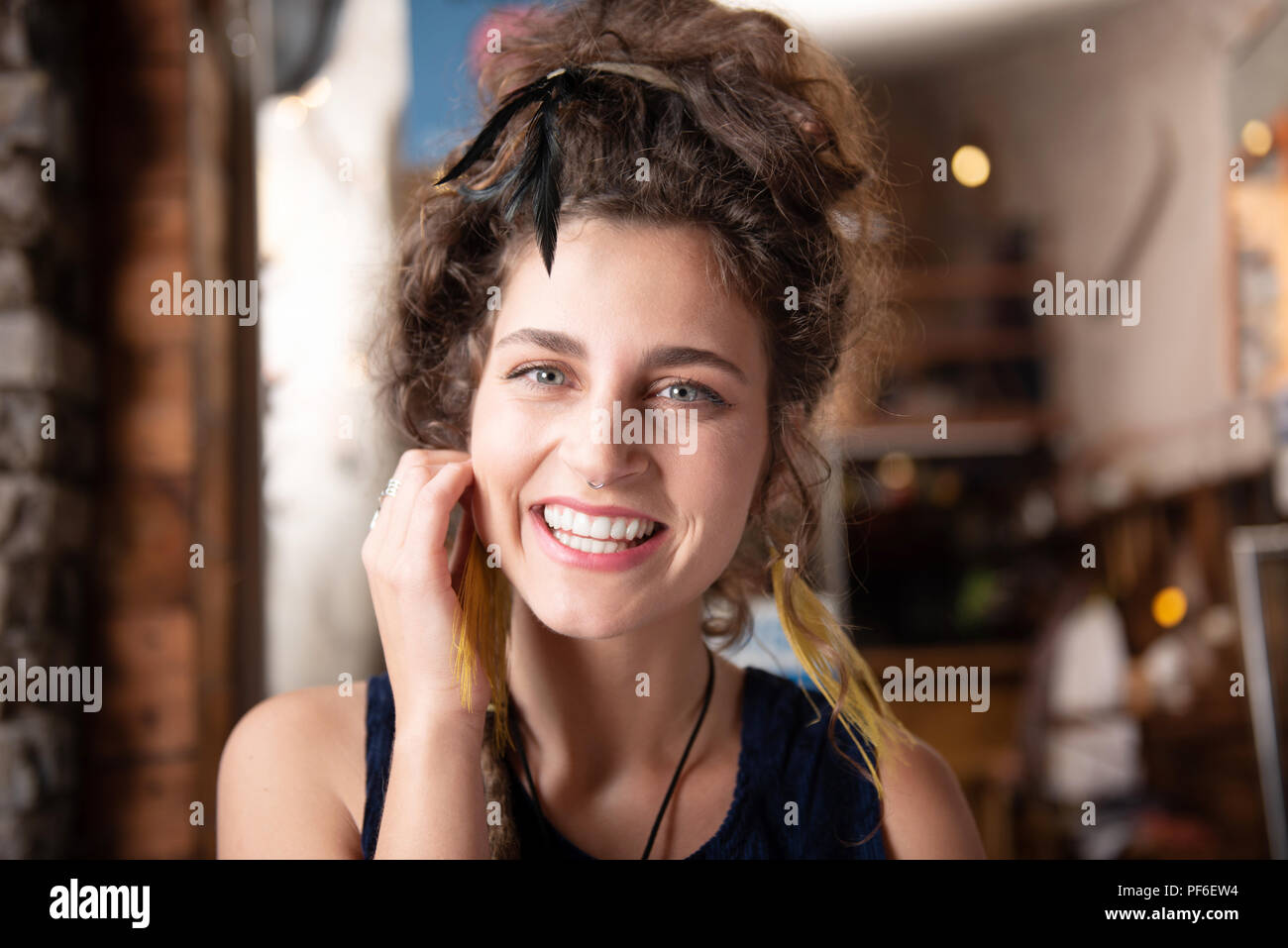 Beautiful student wearing nice hi-res stock photography and images - Alamy