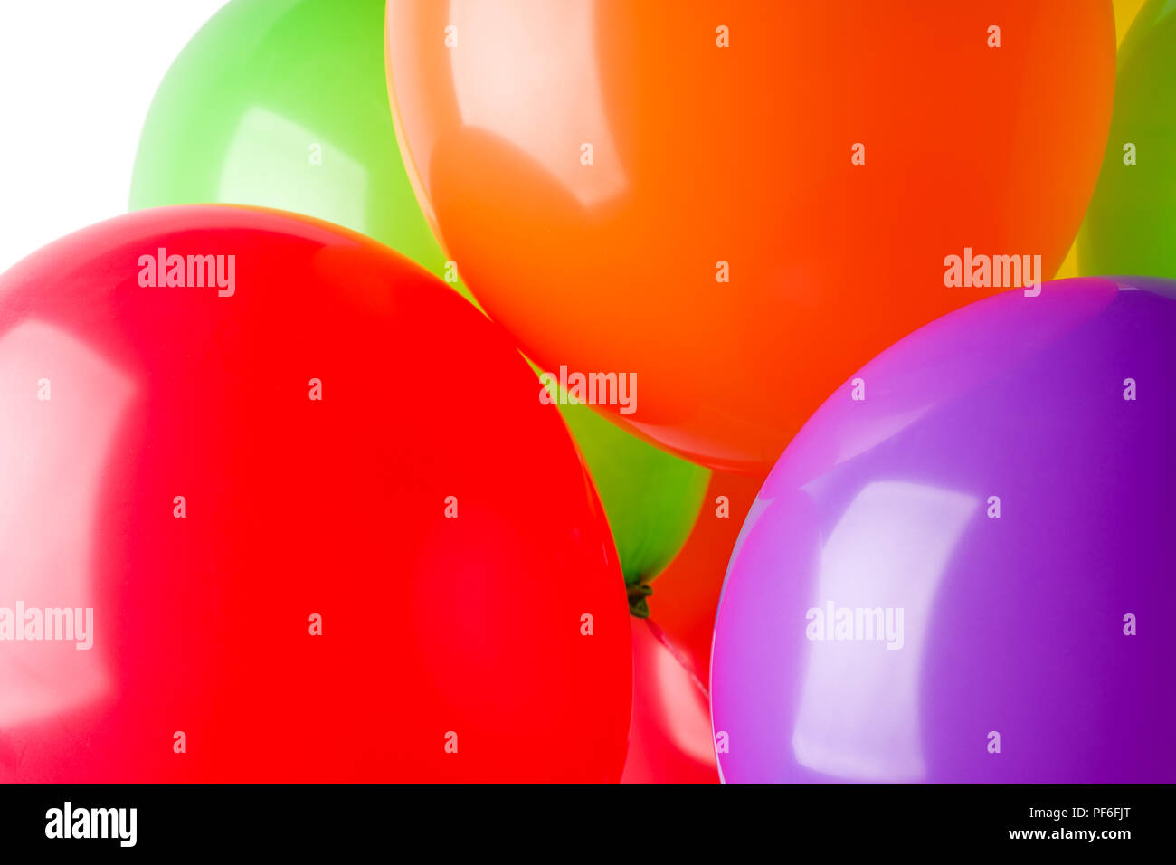Flying balloon background, close-up Stock Photo - Alamy