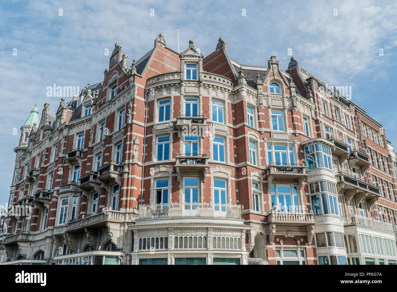 Beautiful old palace in Amsterdam, Netherlands Stock Photo - Alamy