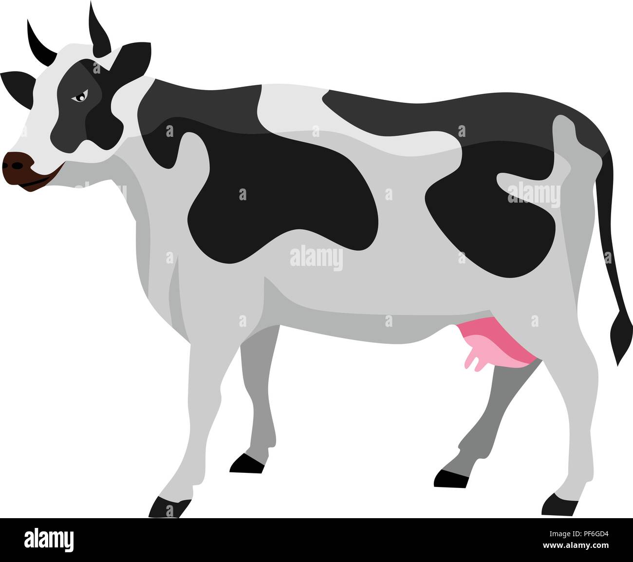 Cow Mammal Animal Vector Stock Vector Image & Art - Alamy