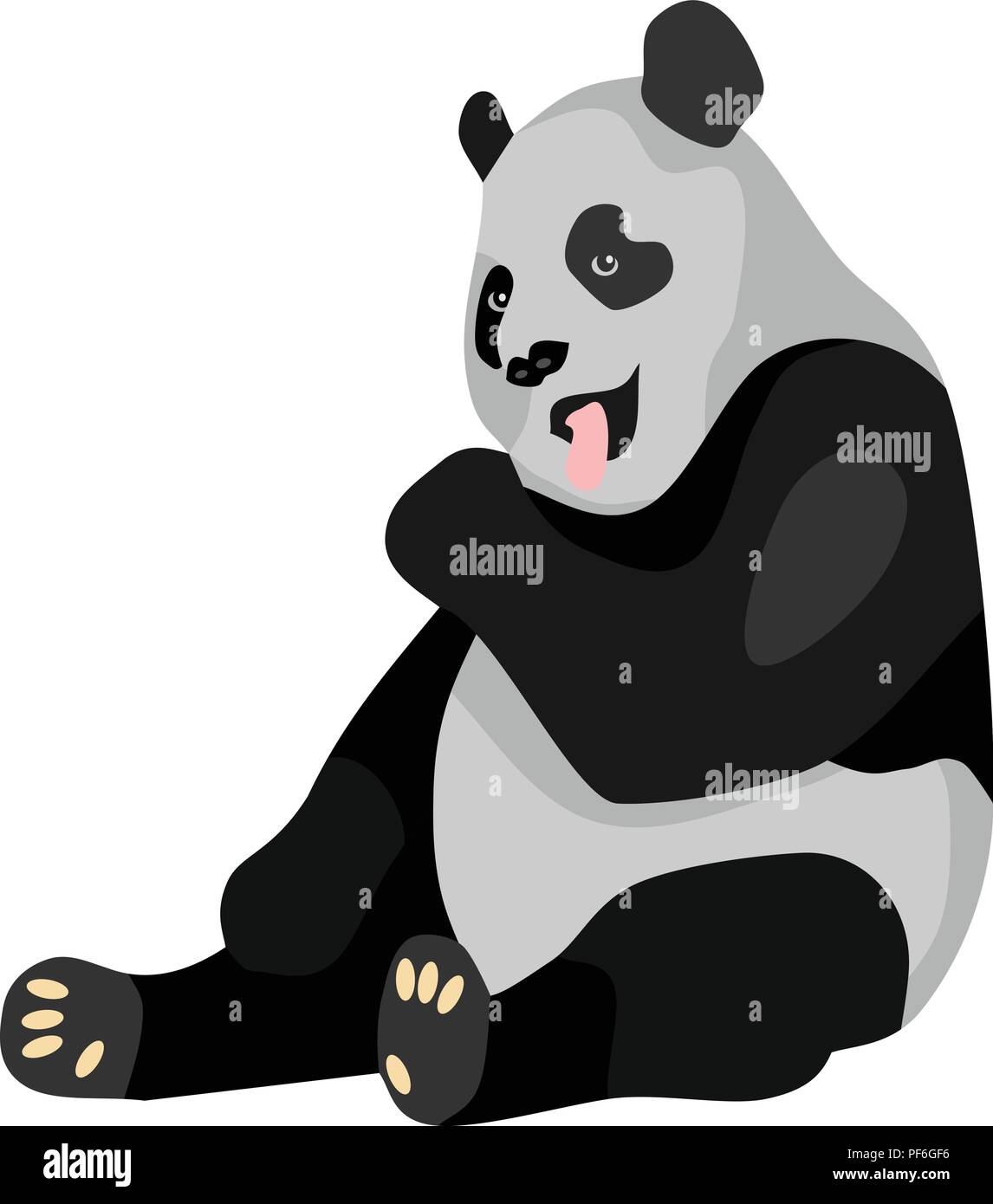 Giant panda image Stock Vector Images - Alamy