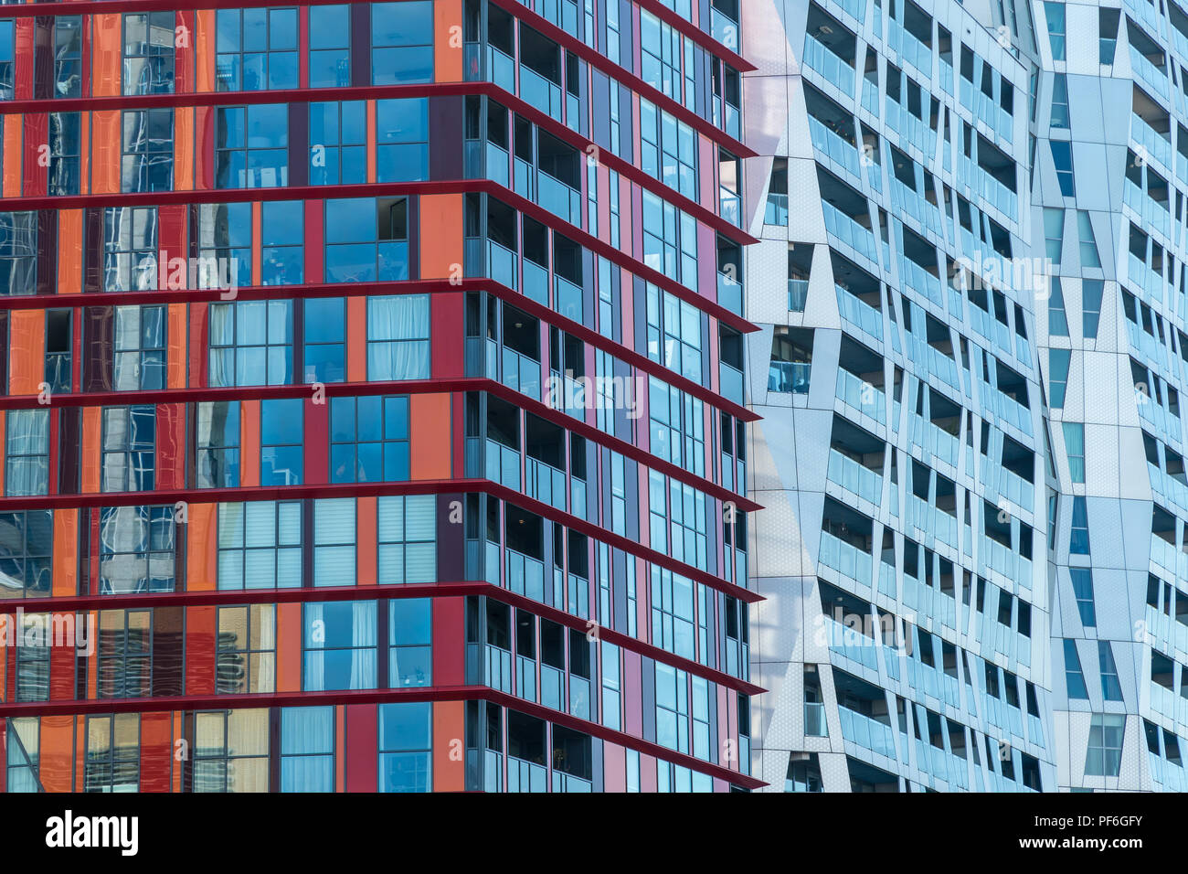 Colorful skyscrapers hi-res stock photography and images - Alamy