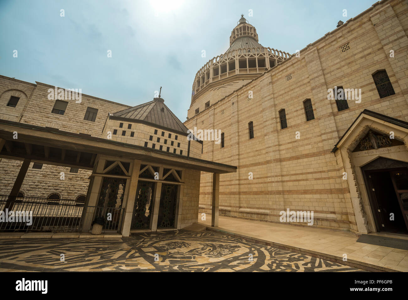 Basilica of the Annunciation, Church of the Annunciation in Nazareth, Israel Stock Photo - Alamy