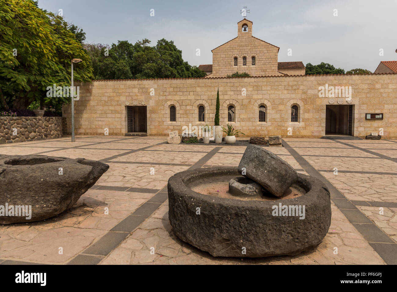 Church of the Multiplication in Tabgha, Israel Stock Photo - Alamy