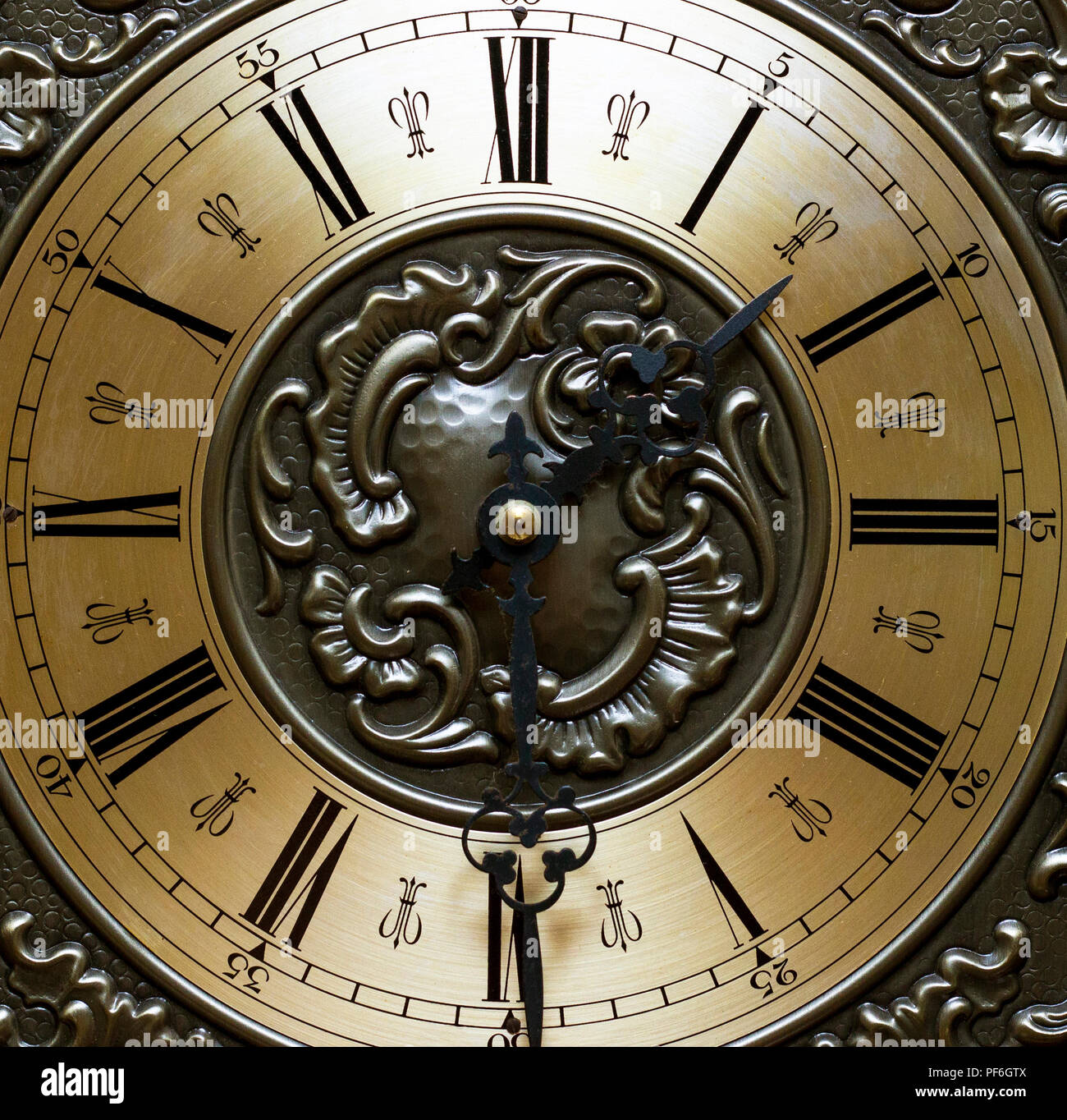 Time concept, old clock, watch dial Stock Photo - Alamy