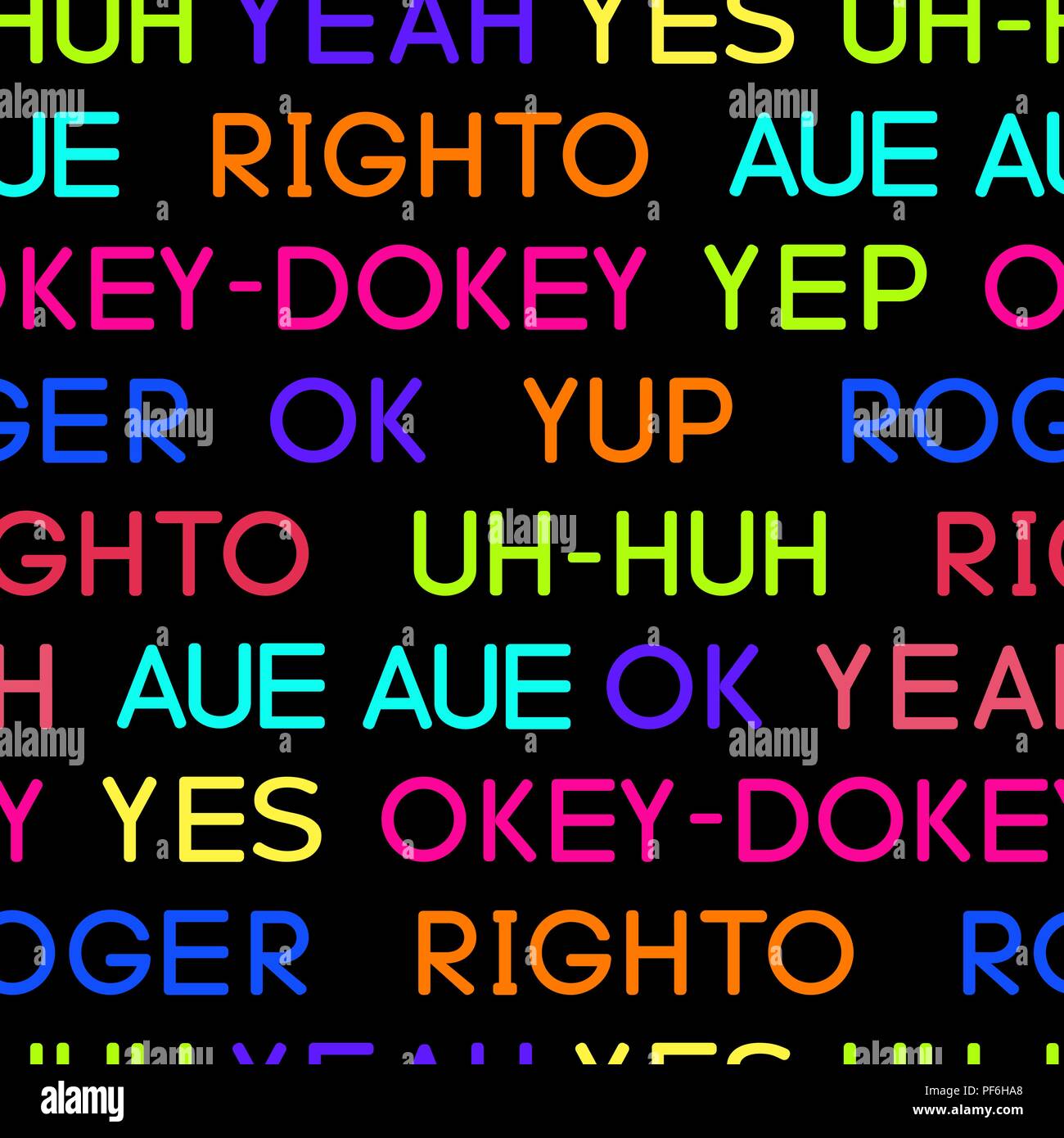 Coloured words Stock Vector Images - Alamy