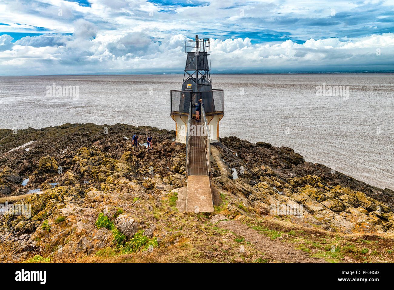 Battery Point Lighthouse Portishead High Resolution Stock Photography ...