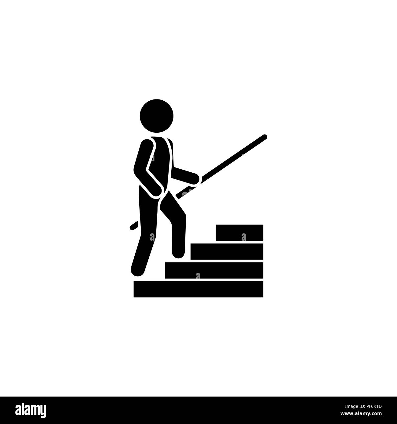 Stair shadow person Stock Vector Images - Alamy