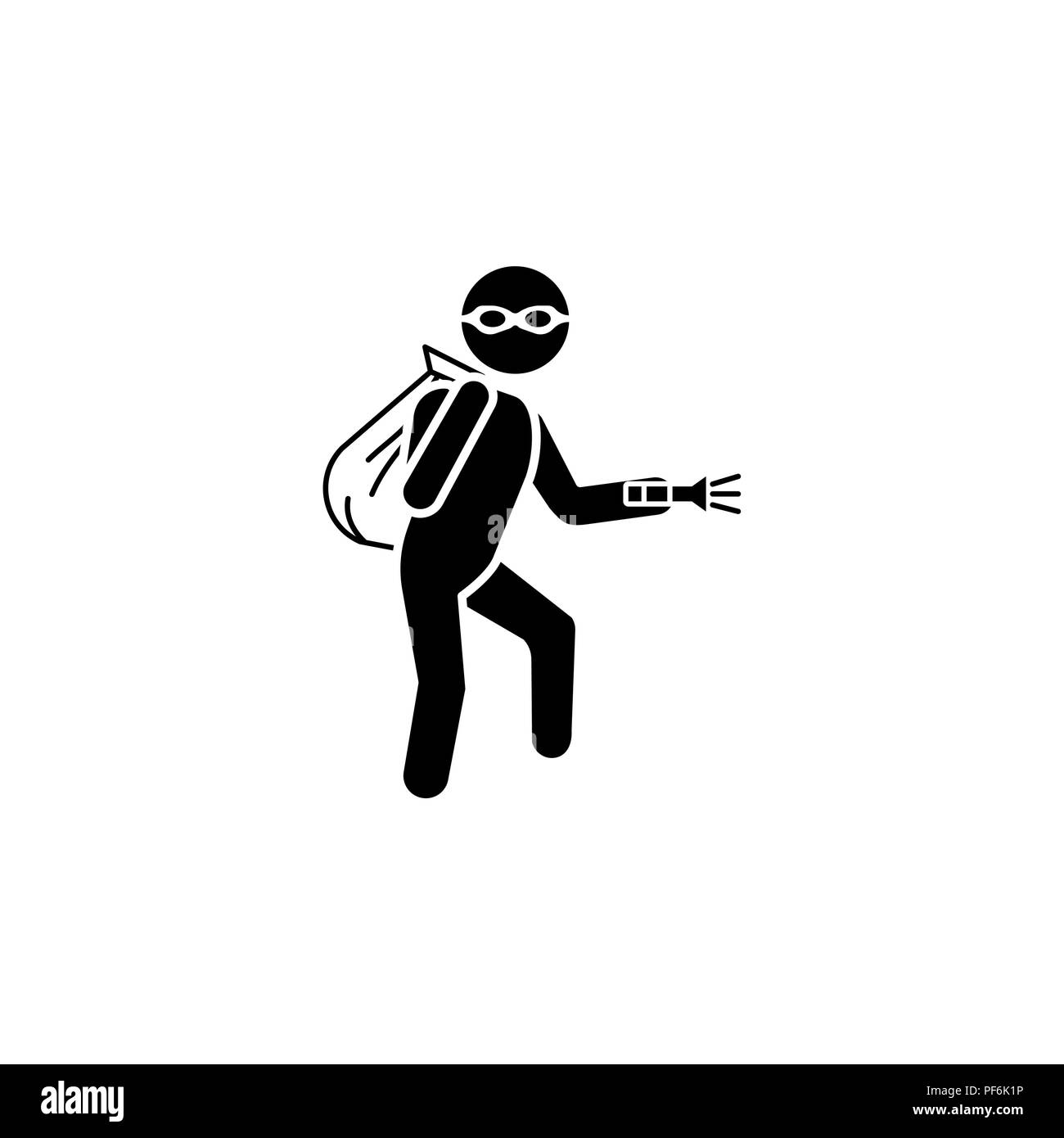 Thief Icon Vector