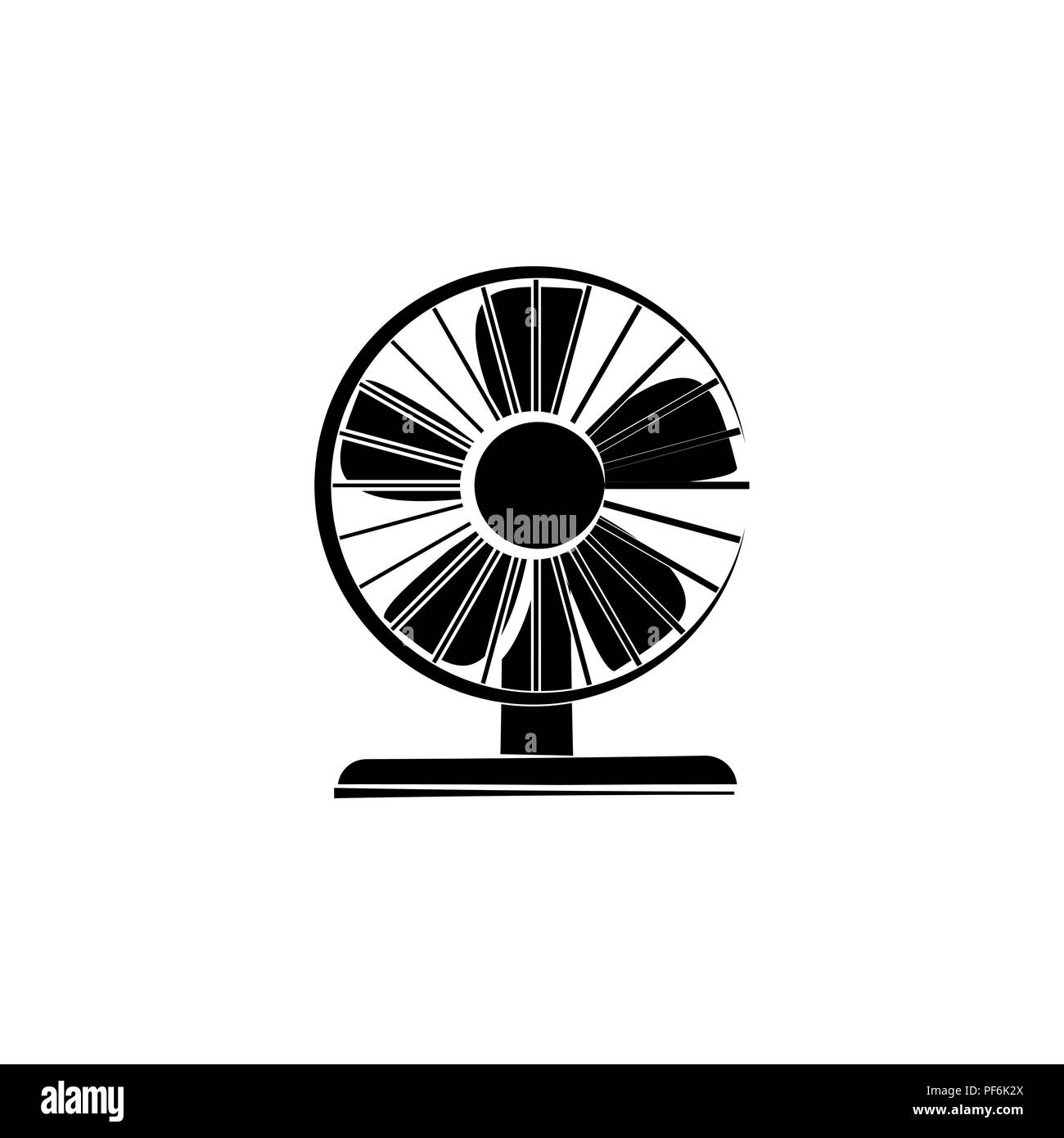 Ventilation icon vector isolated Black and White Stock Photos & Images ...