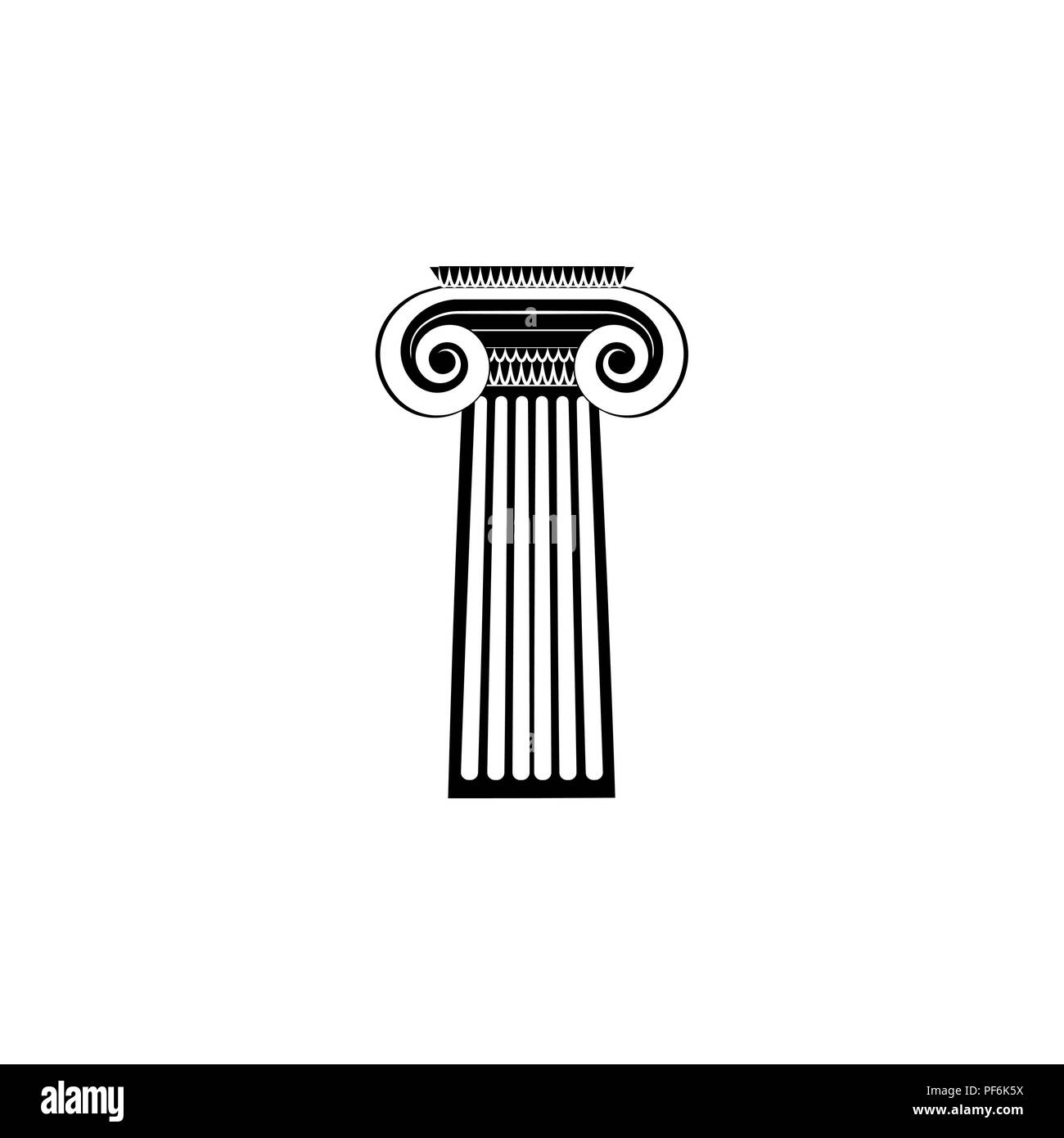 Corinthian Column Illustration Stock Photos & Corinthian Column ...