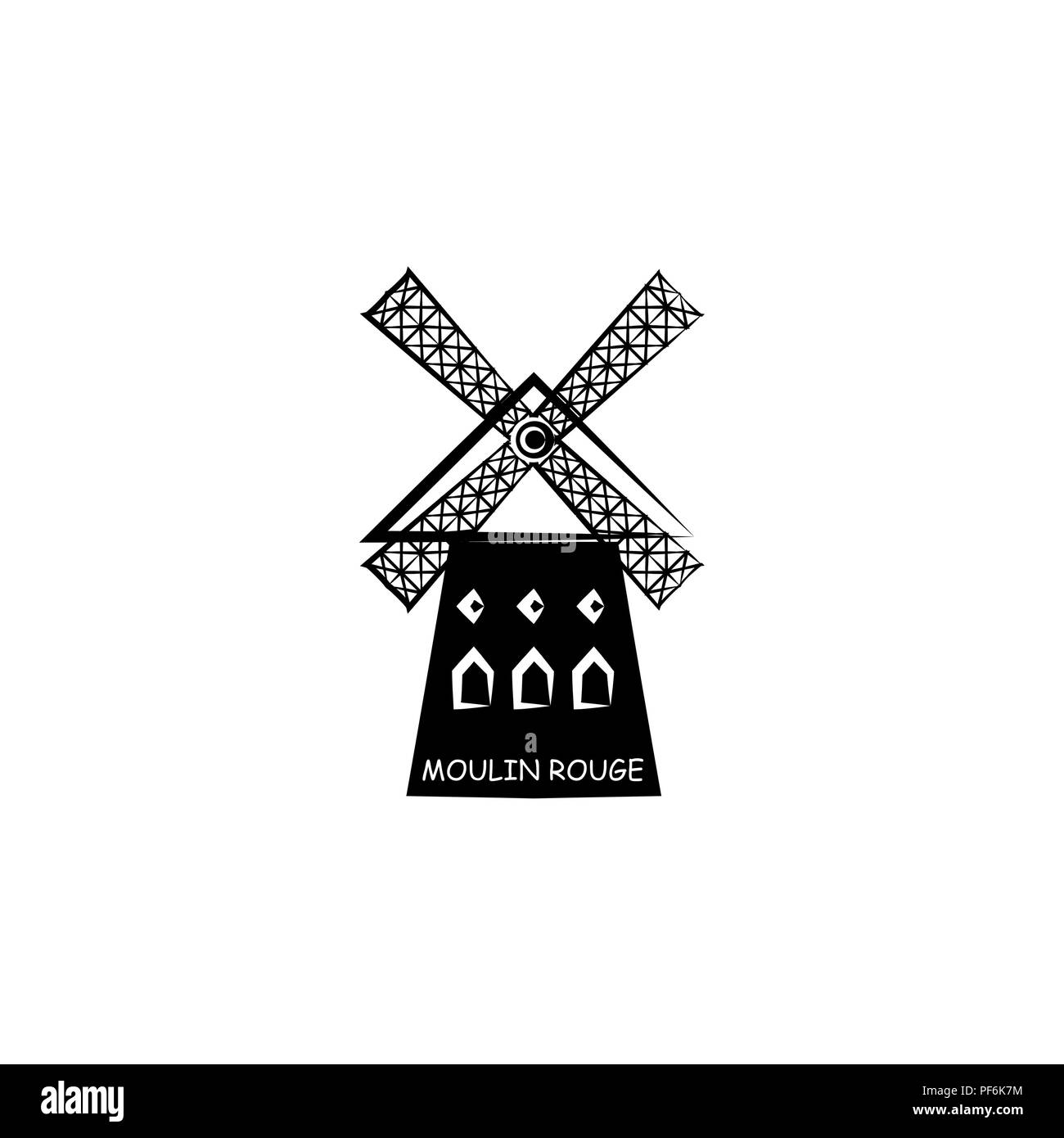 Moulin rouge nightclub Stock Vector Images - Alamy