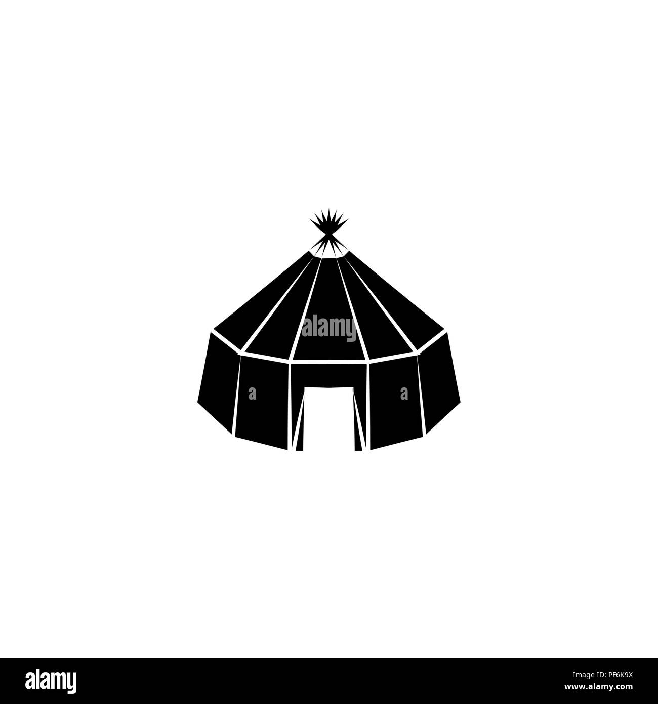 Kazakhstan yurt tent Stock Vector Images - Alamy