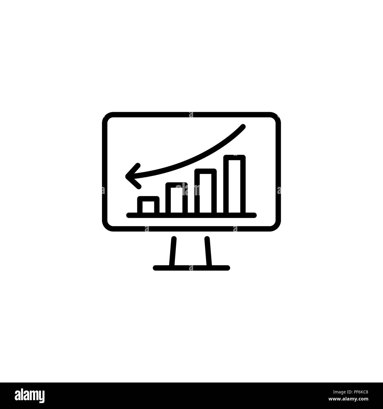 Stock market crash screen Stock Vector Images - Alamy
