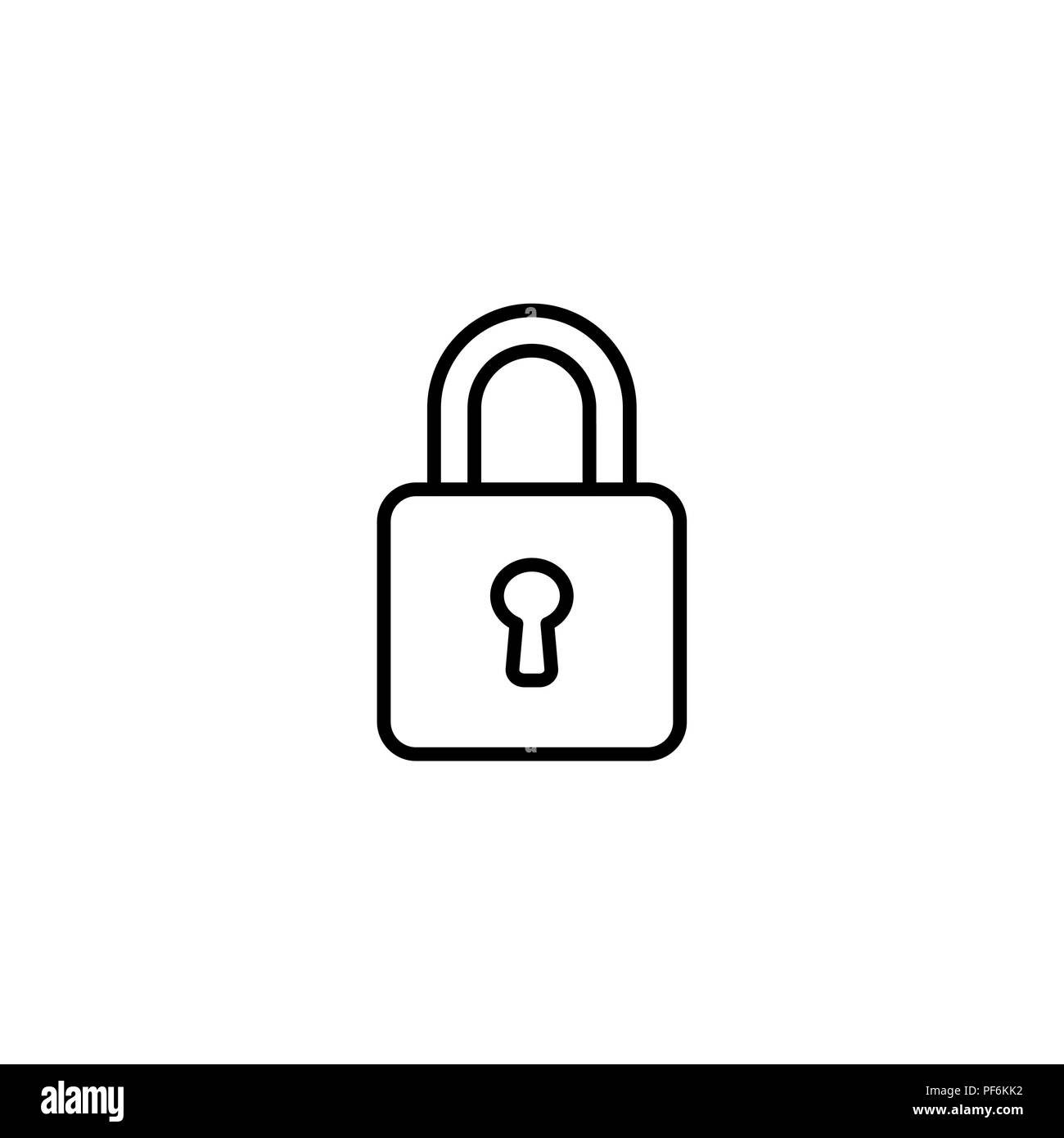 Lock Clip Art Black And White
