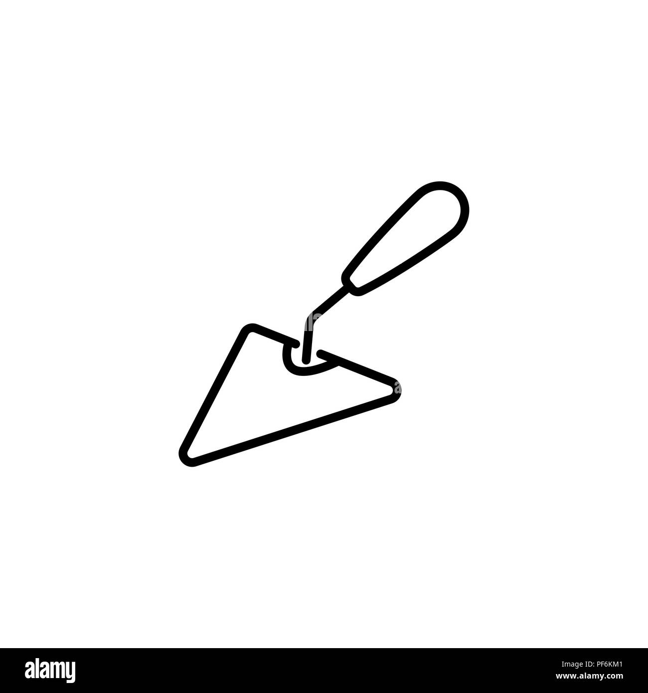 Trowel Icon Construction, Logo, Man, Renovation, Silhouette, Tiler,