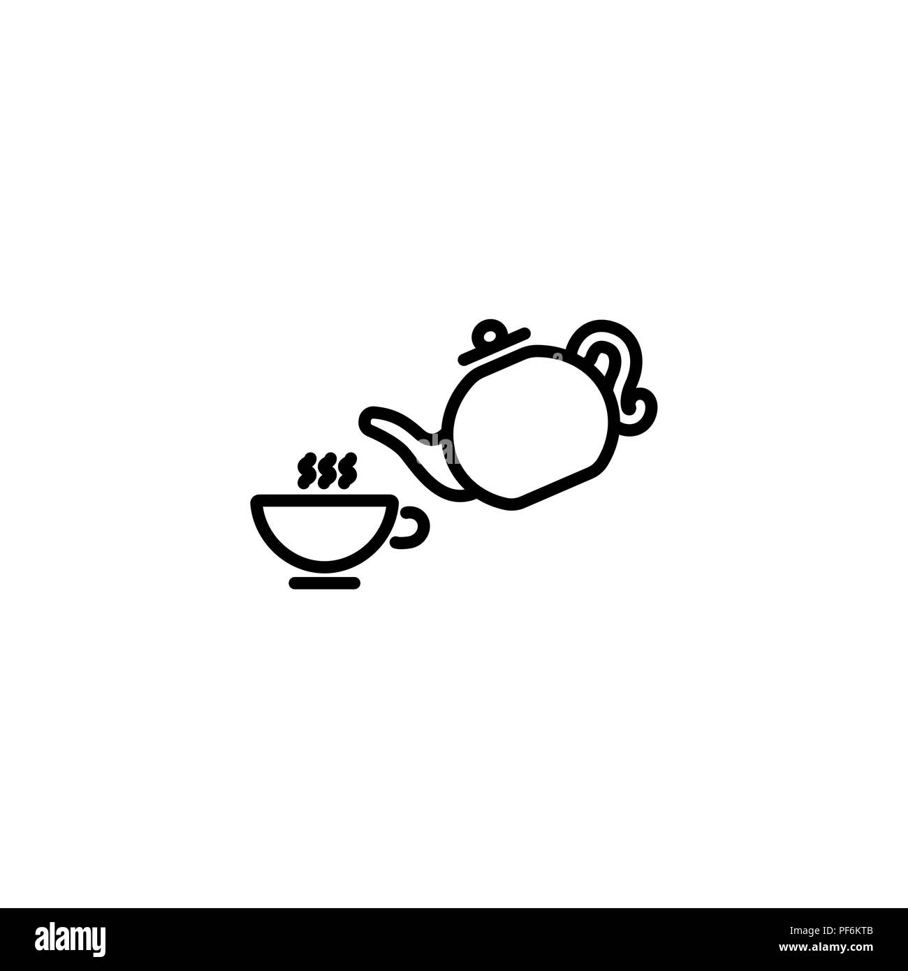 Hot water urn cafe Stock Vector Images - Alamy