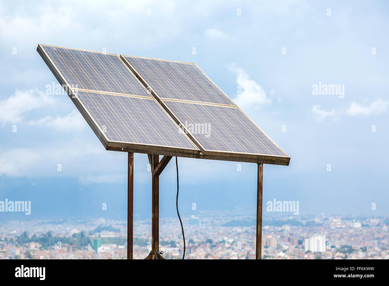 Solar Panels in the kathmandu city,Ecological energy Solar panel in the ...
